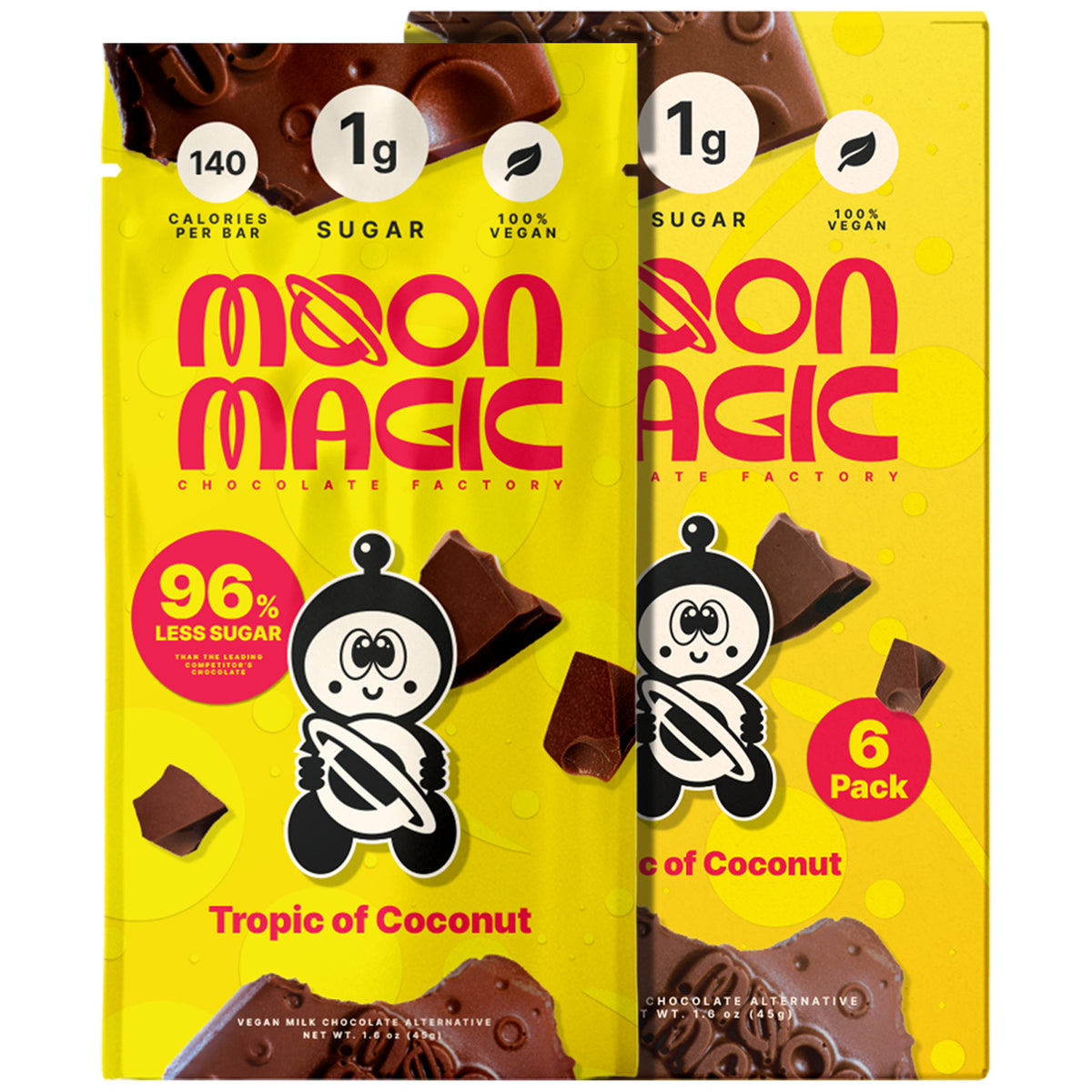 Healthy Coconut Milk Chocolate Bar with Almond Pieces